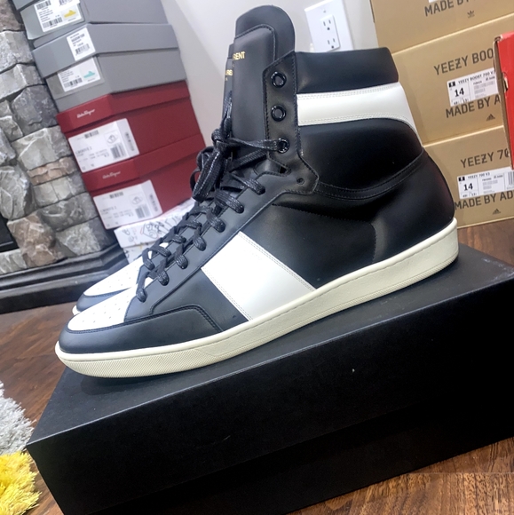 Yves Saint Laurent | Shoes | Yves Saint Laurents Ysl High Top Sneakers ...